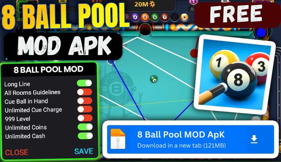 8 Ball Pool MOD APK v56.17.1 (Unlimited Money, Anti Ban, Mod Menu, Long ...